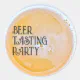 Beer Tasting Party Classic Round Sticker | Zazzle