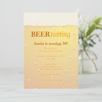 Beer Tasting Party Invitation | Zazzle