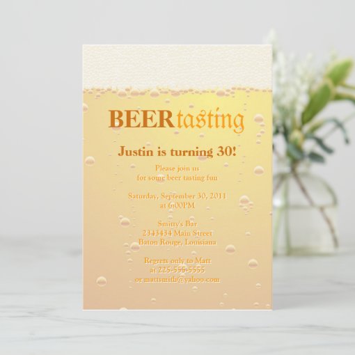 Beer Tasting Party Invitation | Zazzle
