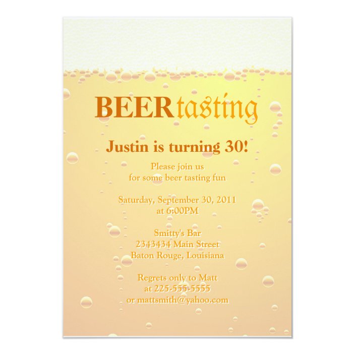 Beer Tasting Party Invitation | Zazzle.com