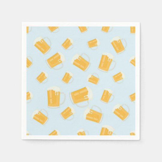 Beer Themed Paper Napkins | Zazzle.com