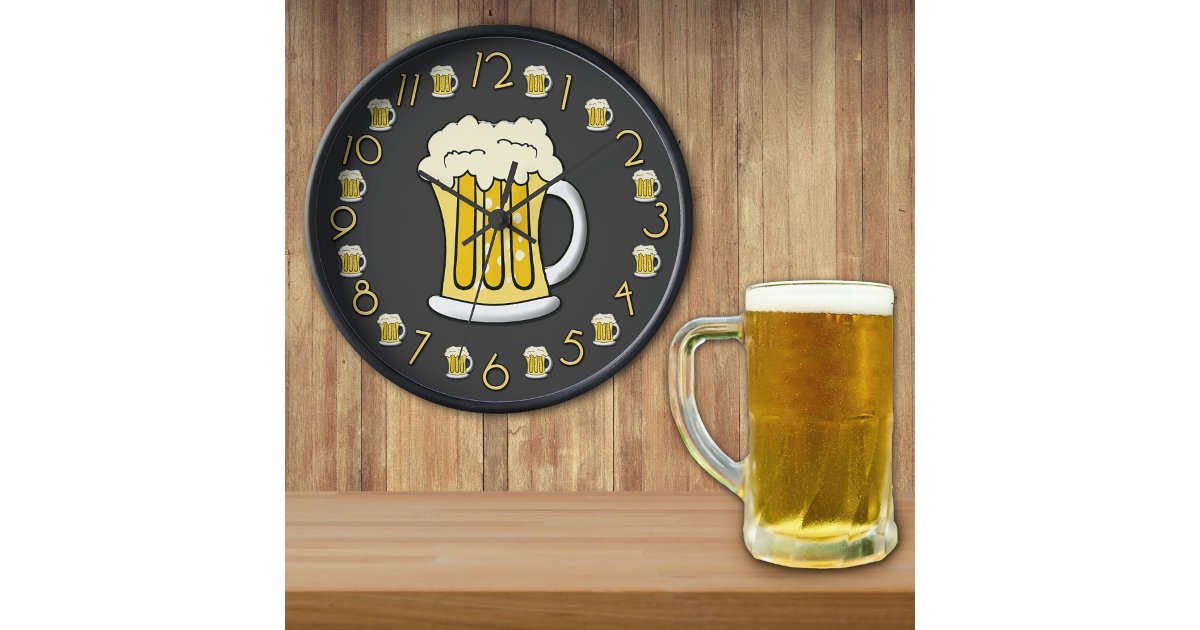 Beer Thirty Clock | Zazzle