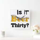 Beer Thirty Clock | Zazzle
