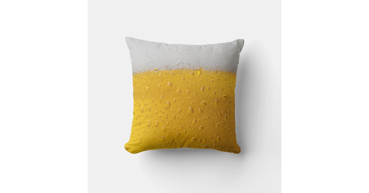 Beer Throw Pillow | Zazzle