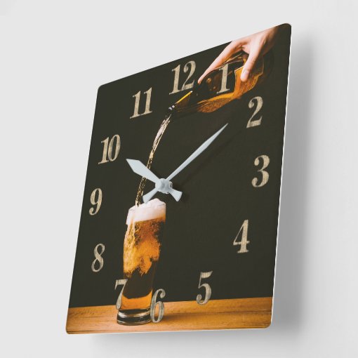 Beer Time Wall Clock | Zazzle