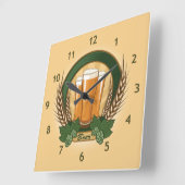 Beer Wall Clock | Zazzle