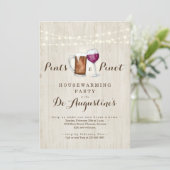 Beer & Wine Pints & Pinot Housewarming Party Invitation | Zazzle