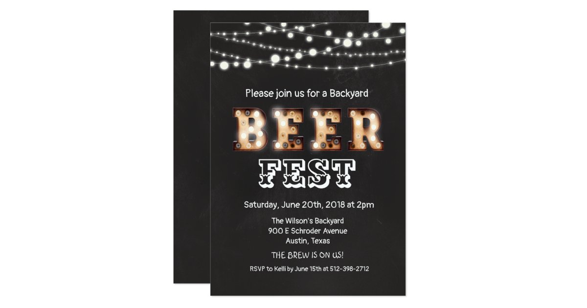 Beerfest Beer Festival Invitation | Zazzle.com