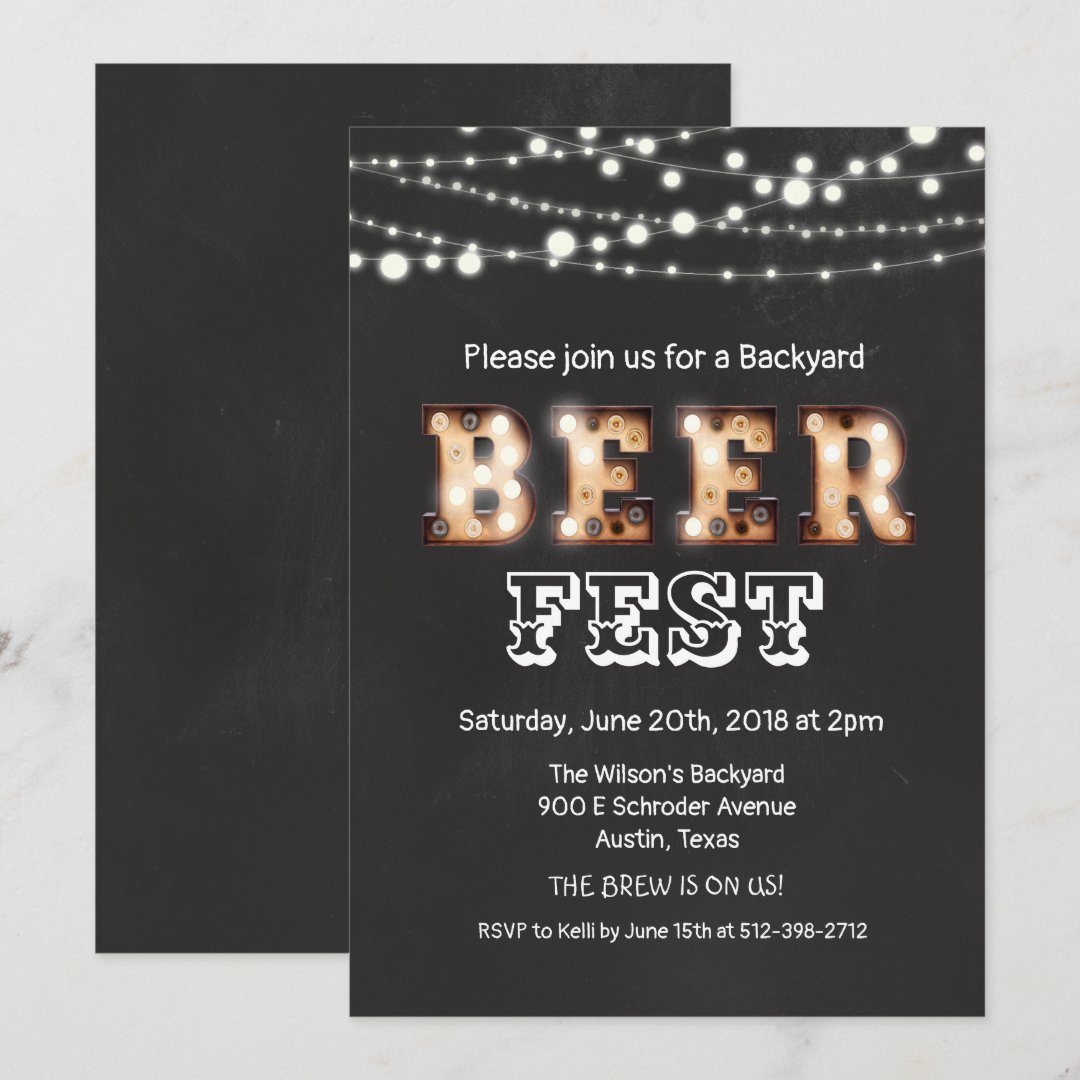 Beerfest Beer Festival Invitation | Zazzle