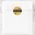 Bees on Dripping Honeycomb Custom Hive Product Classic Round Sticker ...