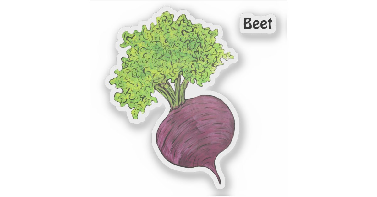 Beet Sticker | Zazzle