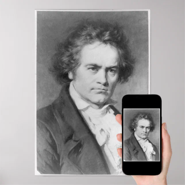Beethoven Portrait Poster | Zazzle