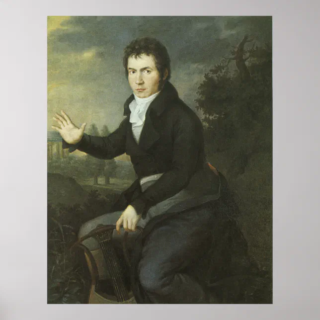 Beethoven Portrait Poster | Zazzle