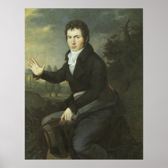 Beethoven Portrait Poster | Zazzle.com