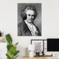 Beethoven Rocks - Art Print | Zazzle