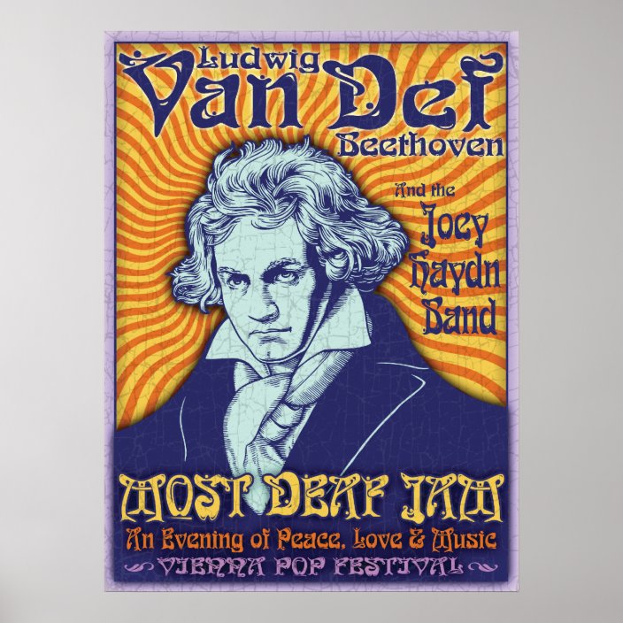 Beethoven - Van Def Poster | Zazzle.com
