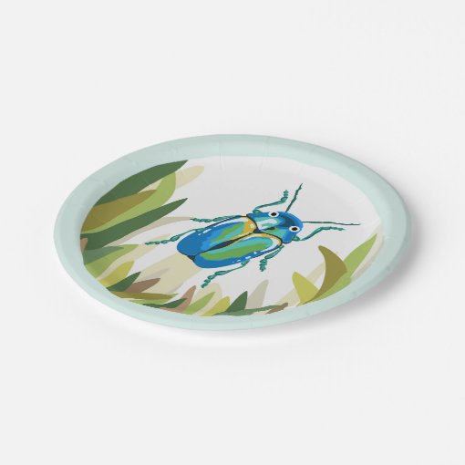 Beetle Bug Insect Paper Plate Outdoor Party | Zazzle