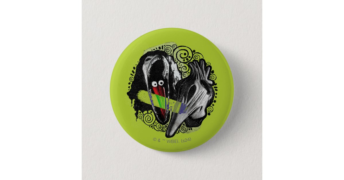 Beetlejuice | Adam & Barbara Scary Button | Zazzle