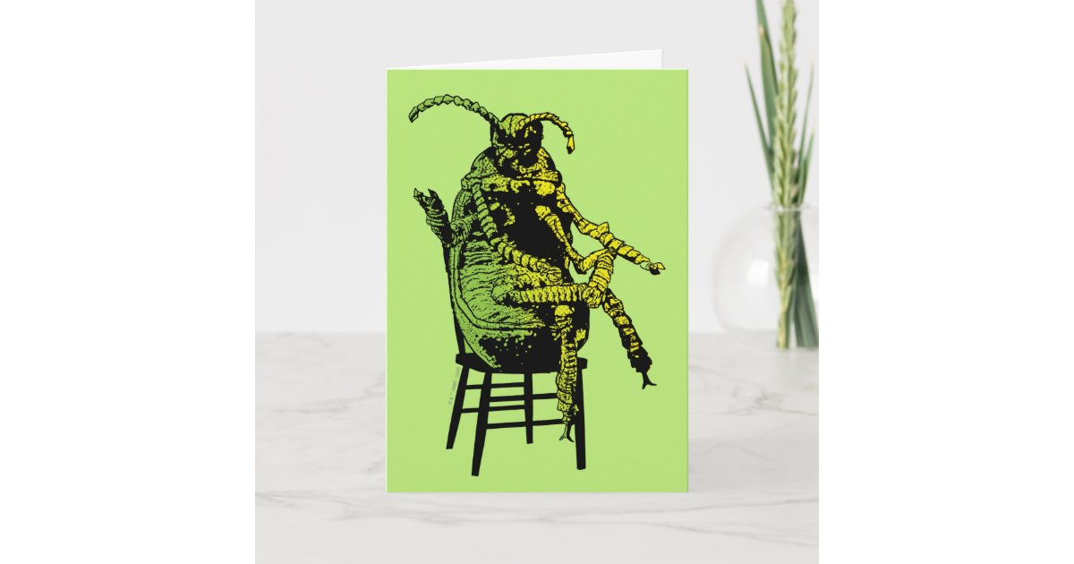 Beetlejuice | Beetle in Chair Card | Zazzle