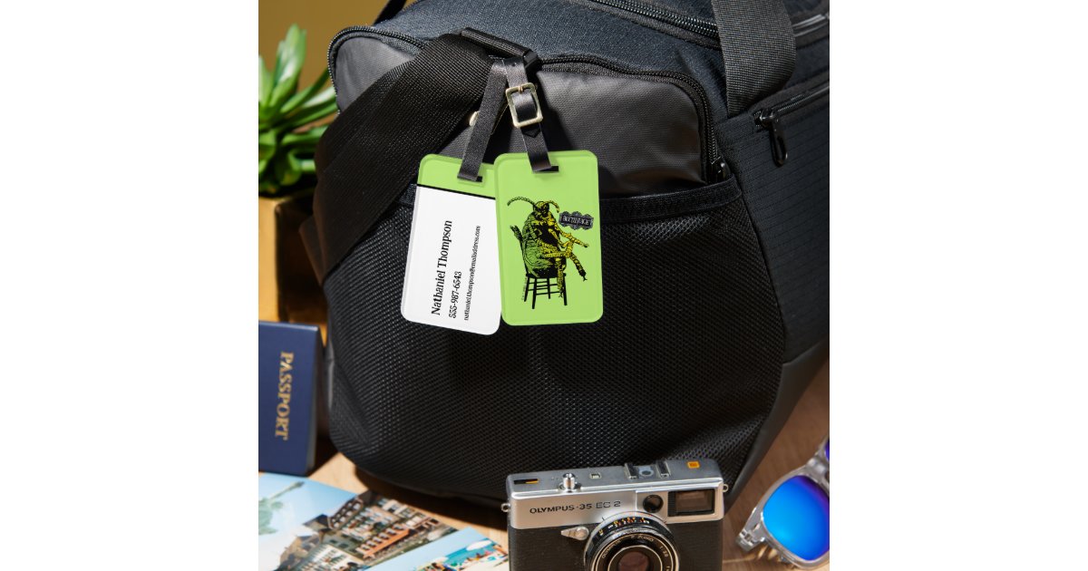 Beetlejuice | Beetle in Chair Luggage Tag | Zazzle