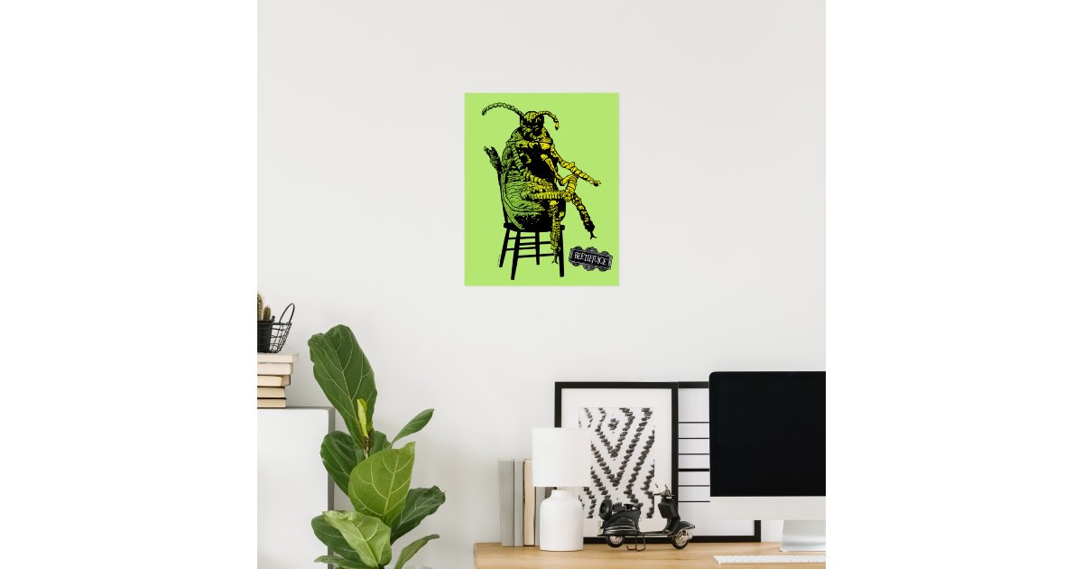 Beetlejuice | Beetle in Chair Poster | Zazzle