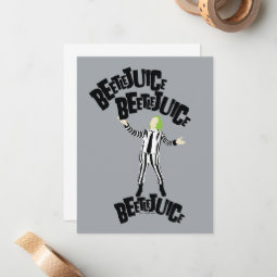 Beetlejuice Beetlejuice Beetlejuice Note Card | Zazzle