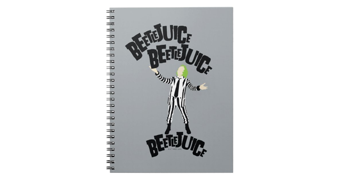 Beetlejuice Beetlejuice Beetlejuice Notebook | Zazzle