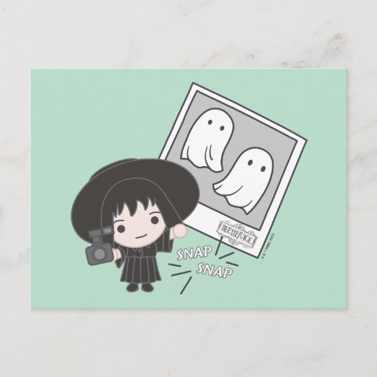 Beetlejuice | Chibi Lydia Ghost Photography Postcard | Zazzle.com