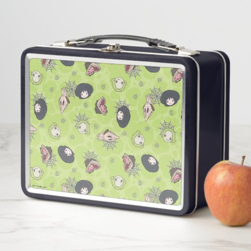 Beetlejuice | Cute Chibi Toss Pattern Metal Lunch Box | Zazzle