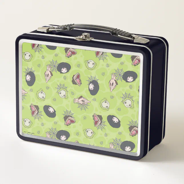 Beetlejuice | Cute Chibi Toss Pattern Metal Lunch Box | Zazzle