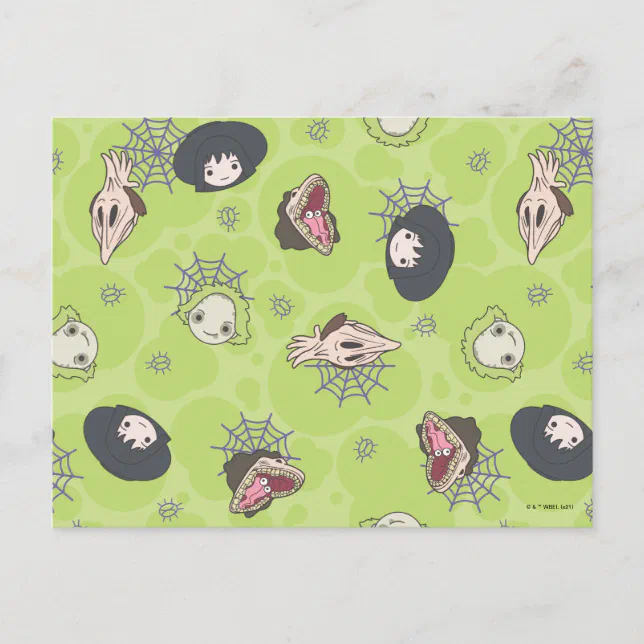 Beetlejuice | Cute Chibi Toss Pattern Postcard | Zazzle
