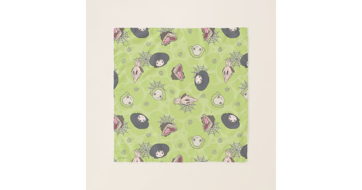 Beetlejuice | Cute Chibi Toss Pattern Scarf | Zazzle