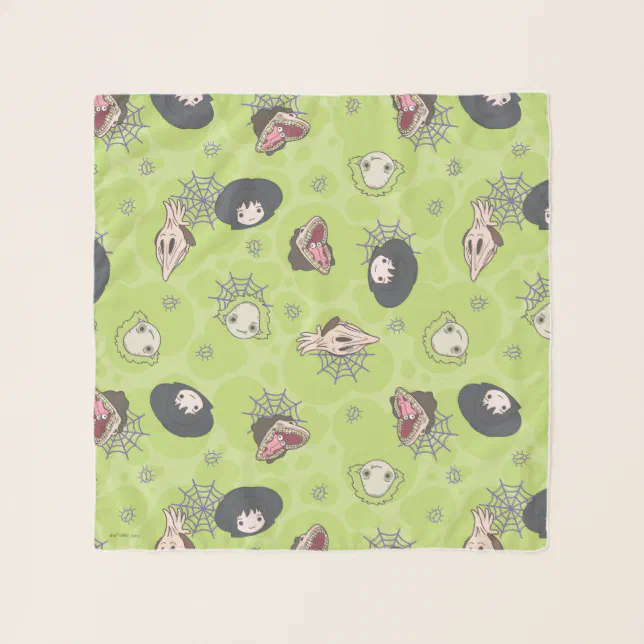 Beetlejuice | Cute Chibi Toss Pattern Scarf | Zazzle