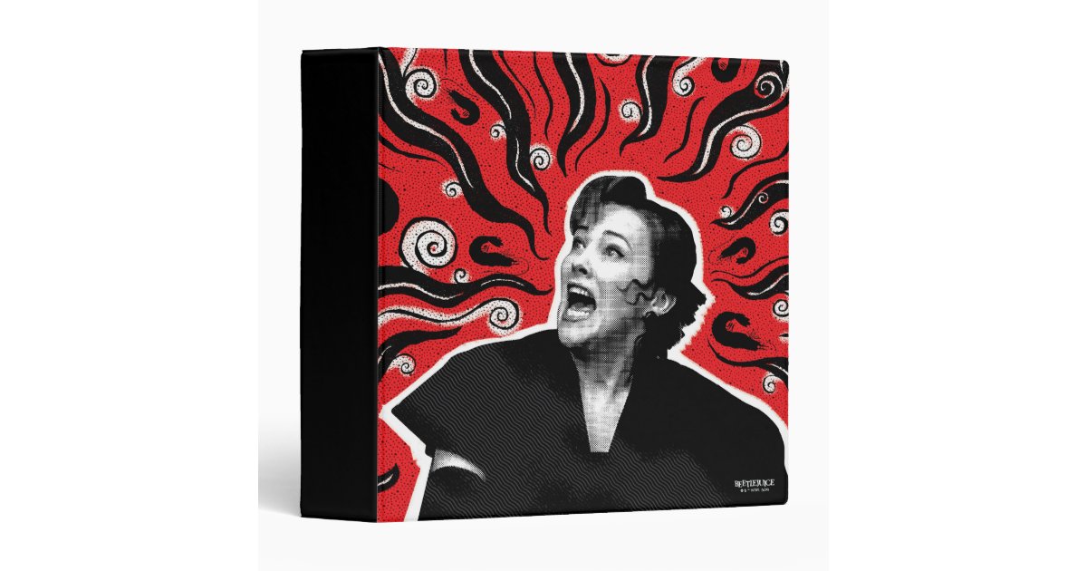 Beetlejuice | Delia Deetz 3 Ring Binder | Zazzle