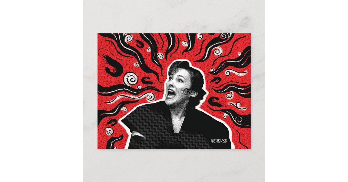 Beetlejuice | Delia Deetz Postcard | Zazzle