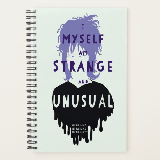 Beetlejuice | Lydia "Strange and Unusual" Graphic Planner | Zazzle