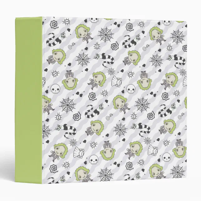 Beetlejuice Pattern 3 Ring Binder | Zazzle