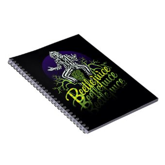 Beetlejuice | Sitting on a Tombstone Notebook | Zazzle