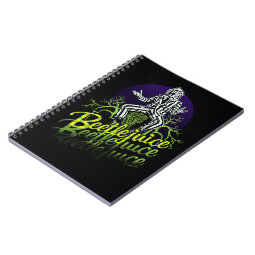 Beetlejuice | Sitting on a Tombstone Notebook | Zazzle