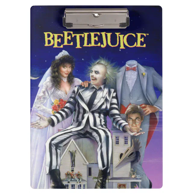 Beetlejuice | Theatrical Poster Clipboard | Zazzle