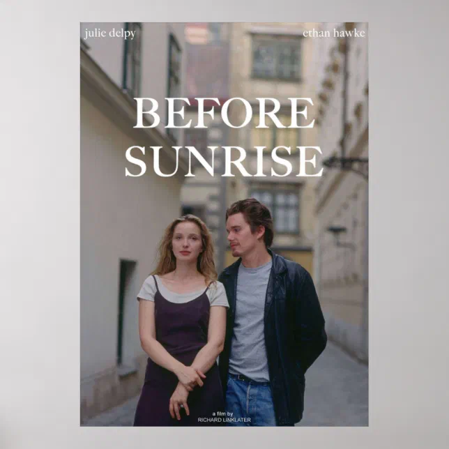 Before sunrise poster | Zazzle