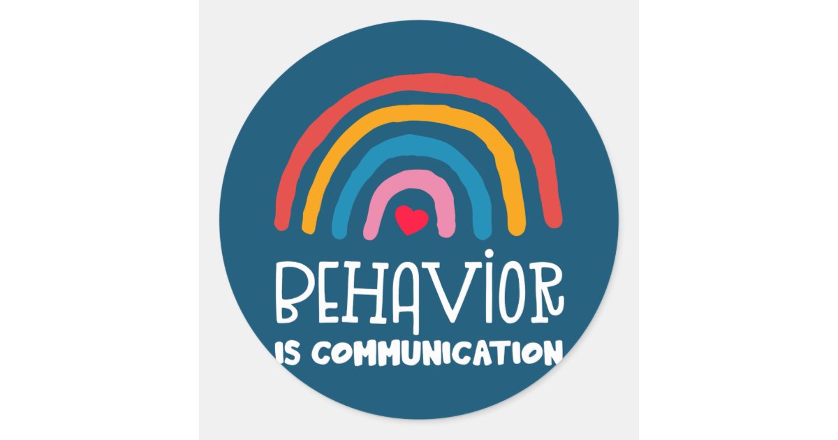 Behavioral Squad Specialist Behavior Analyst Classic Round Sticker | Zazzle