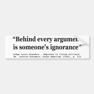 Argumentative Bumper Stickers - Car Stickers | Zazzle