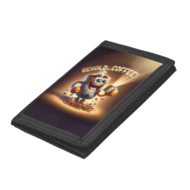 Behold...Coffee! Trifold Wallet | Zazzle