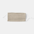 Beige Burlap Adult Cloth Face Mask | Zazzle