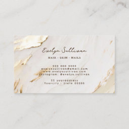beige gold paint business card | Zazzle