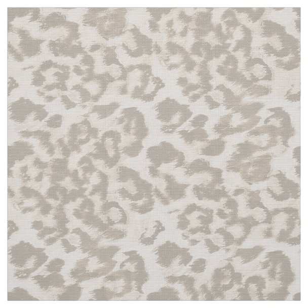 Leopard Print Animal Skin Pattern Fabric | Zazzle