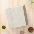 Beige Linen Avery Binder | Zazzle