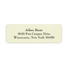 Plain cream or ivory background blank custom label | Zazzle.com