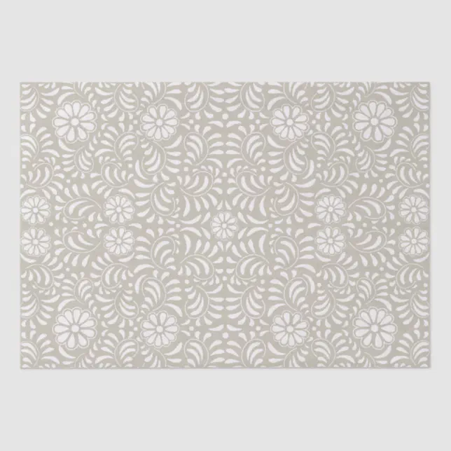 Beige Talavera Tile Spanish Style Fiesta Tissue Paper | Zazzle